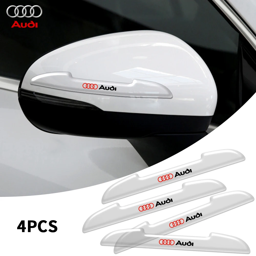 4PCS-Transparent-Car-Door-Anti-collision-Protector-Bumper-Strip-Sticker ...
