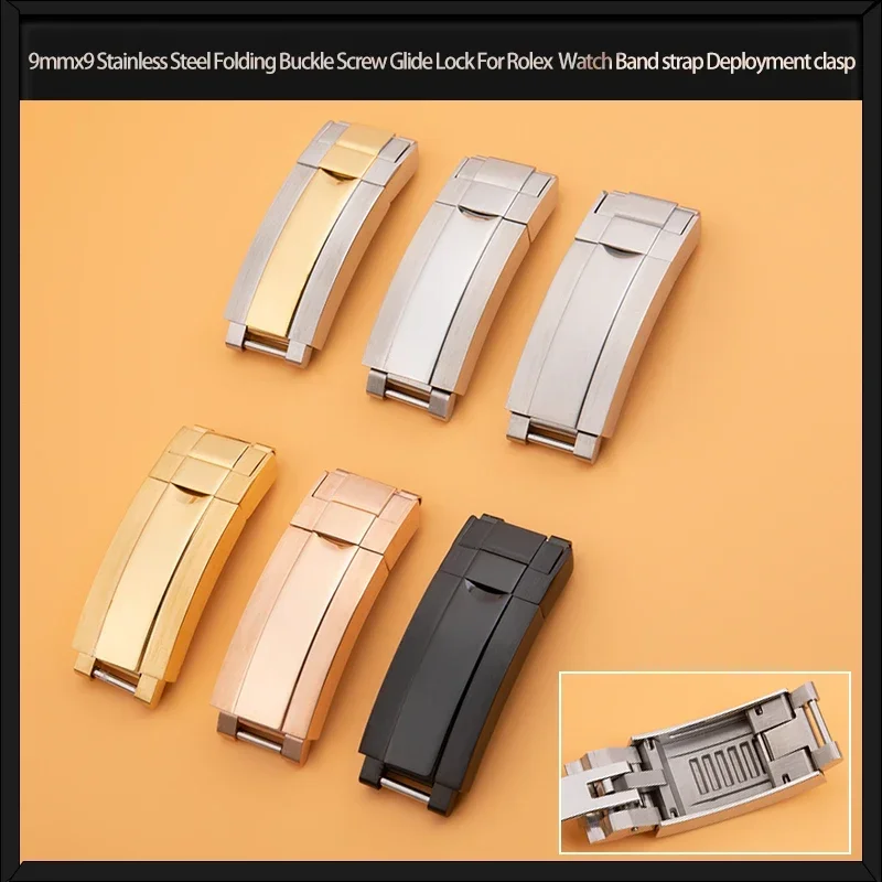 9x9mm Stainless Steel Development Slider Buckle Screw Glide Lock For ...