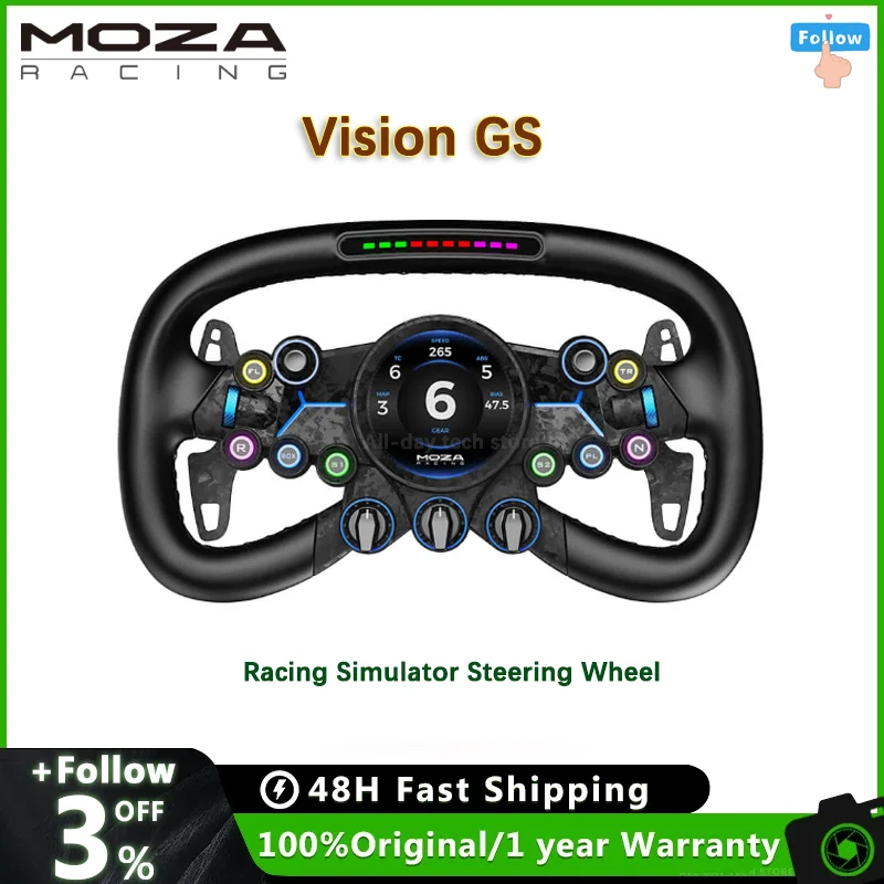 MOZA-racing-Vision-GS-Formula-steering-wheel-F1-24-Racing-Simulator ...