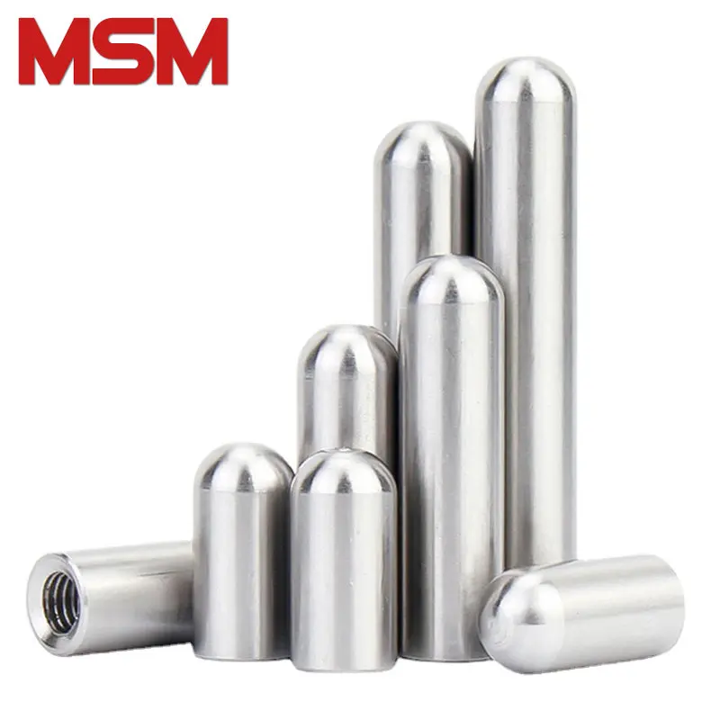 10pcs M3 M4 Round Head Cylindrical Pin with Inner Thread Screw 304 ...