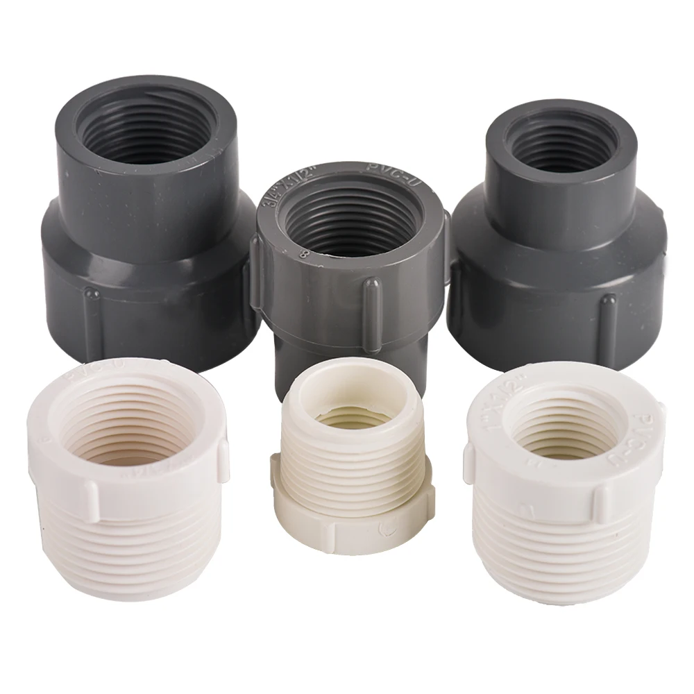 1-2-3-4-1-PVC-Male-Female-Thread-Reducer-Joint-Garden-Irrigation ...