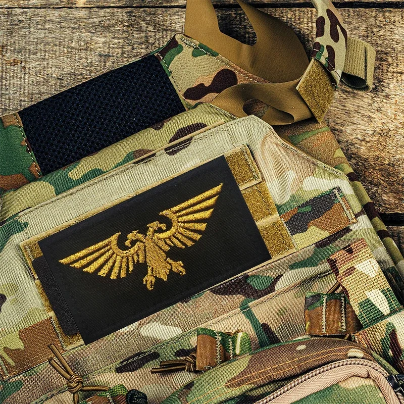 Double-headed-Eagle-Funny-Tactical-Military-Morale-Embroidery-Applique ...