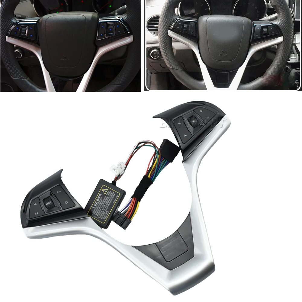 Steering-Wheel-Buttons-Switch-For-Chevrolet-Cruze-2009-2014-Year ...