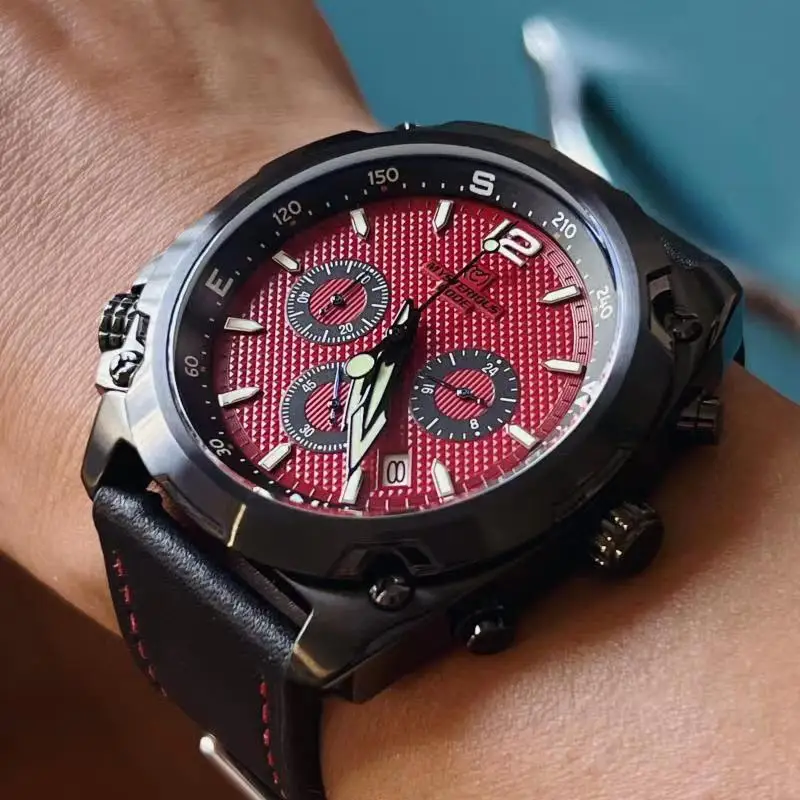 MYSTERYCODE-Men-Watch-VK63-Chronograph-C3-Lumious-45mm-SS-Panda-Homage ...
