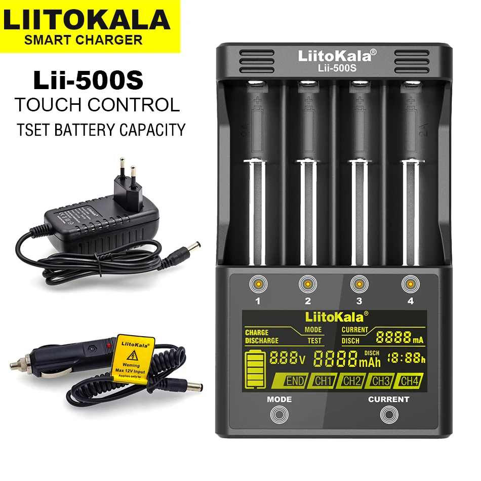 LiitoKala-chargeur-intelligent-universel-avec-cran-LCD-Lii-500S-Lii-500 ...