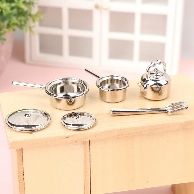 1-12-Dollhouse-Miniature-Pot-Spatula-Model-Kitchen-Cooking-Accessories ...