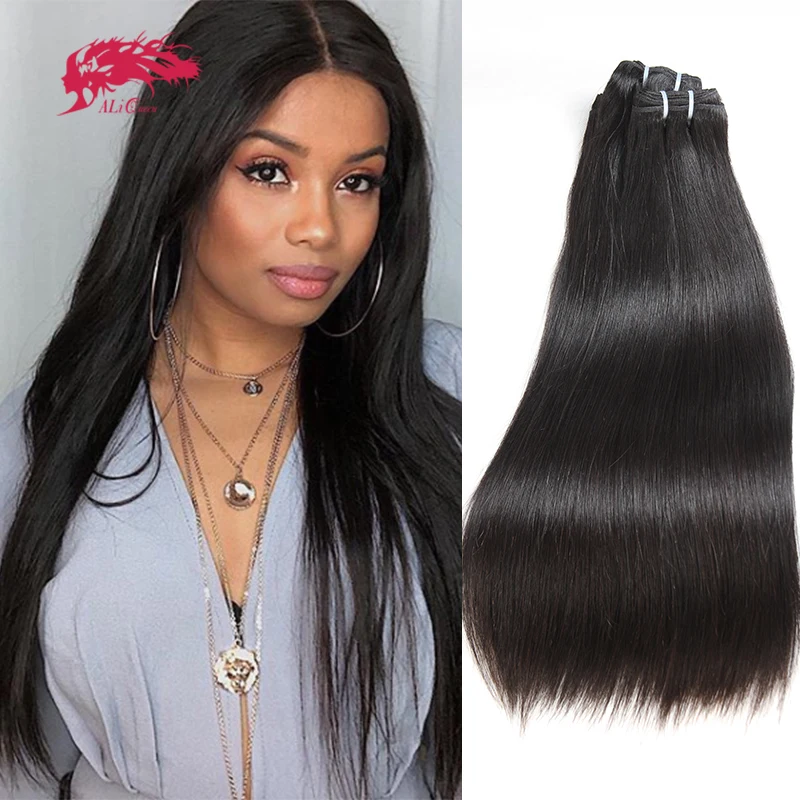 Ali-Queen-brasileira-reta-trama-de-cabelo-humano-cabelo-virgem-cru-cor ...