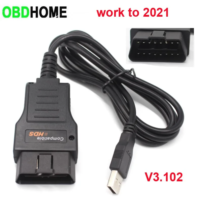 OBDII/DLC3 진단을 가진 1996 2021 년에서 honda를위한 HDS OBD2 진단 케이블 V3.102 읽기 결함 ...