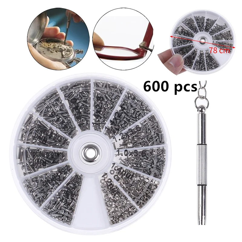 600pcs-set-Universal-Micro-Glasses-Sunglass-Watch-Spectacles-Screws ...