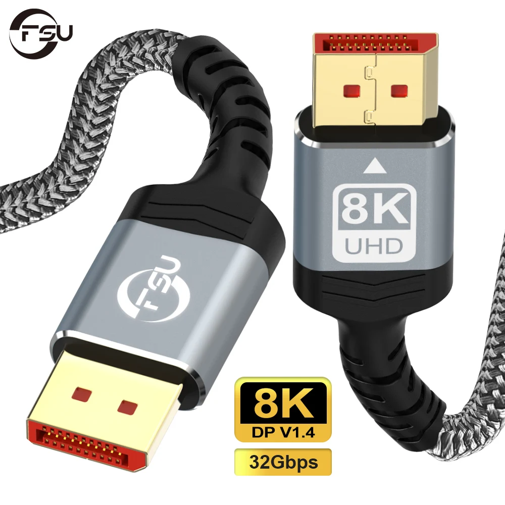 FSU-8K-DisplayPort-Cable-1-4-DP-Cable-8K-60Hz-4K-144Hz-2K-240Hz-High ...