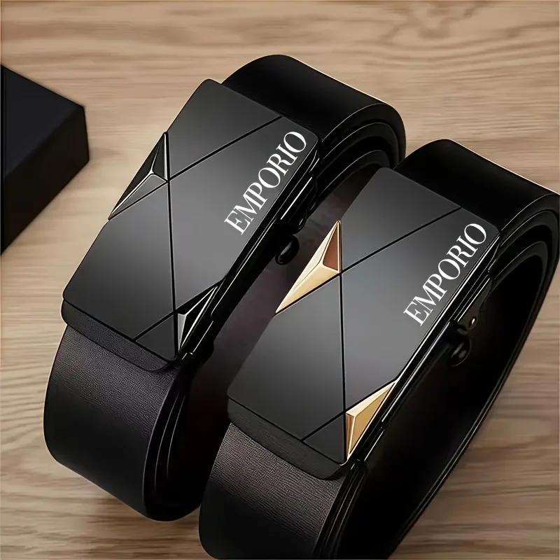 Stylish Men's PU Leather Belt - Fashion Belts for Daily Life, Leisure ...