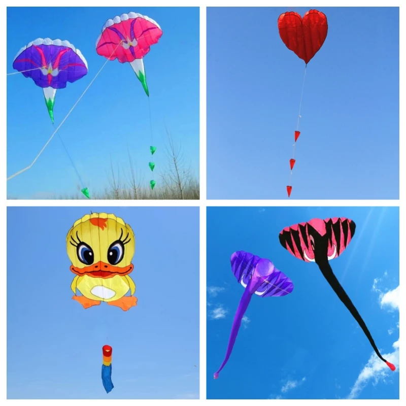 Inflatable kites fly nylon fabric soft kite weifang big kite wheel walk ...