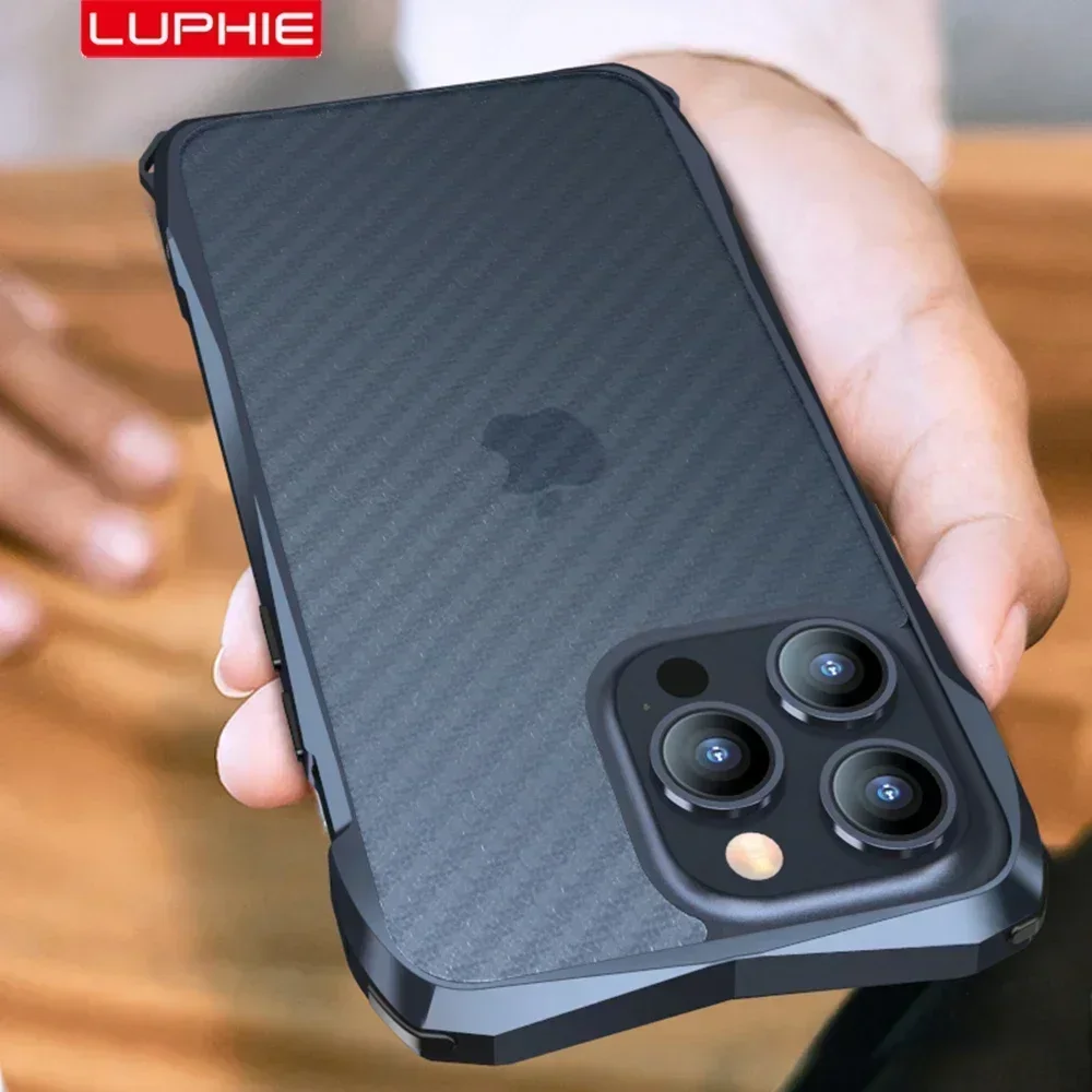 LUPHIE-Lightweight-Metal-Frame-For-iphone-15-Pro-Max-Bumper-14-Plus-13 ...