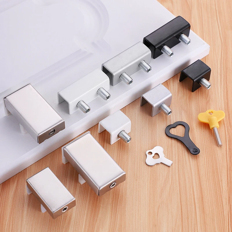 Stainless-Steel-Window-Stopper-Perforated-Free-Sliding-Door-Lock-Child ...