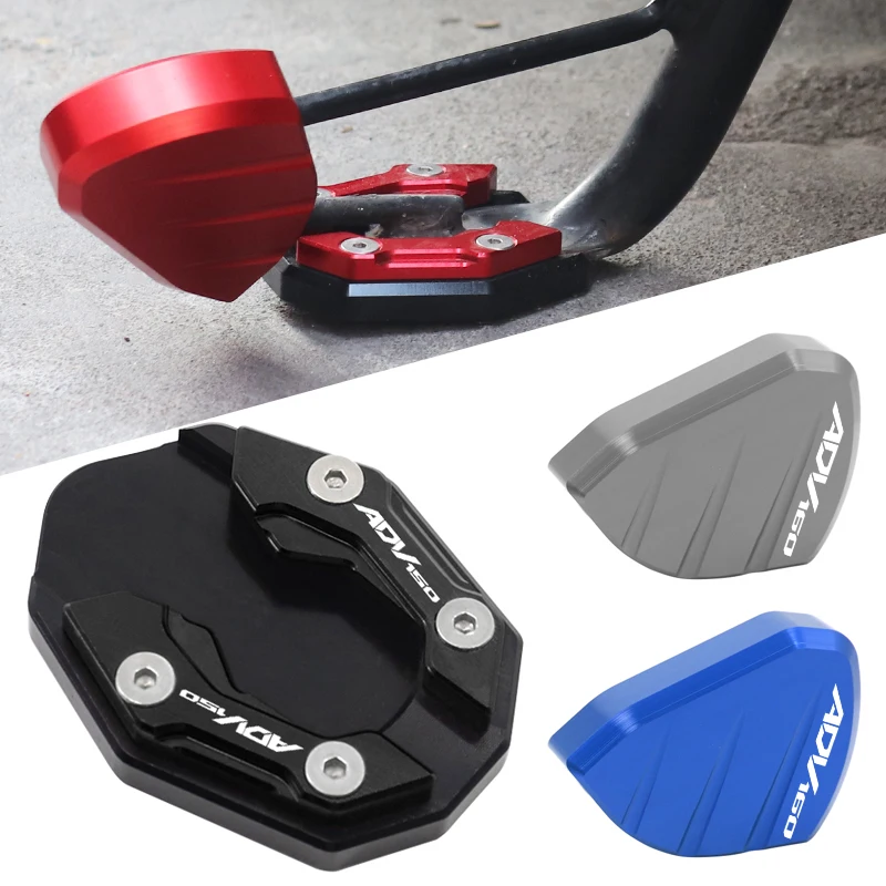 Motorcycle-Accessories-Side-Stand-Enlarge-Plate-Kickstand-Extension-for ...