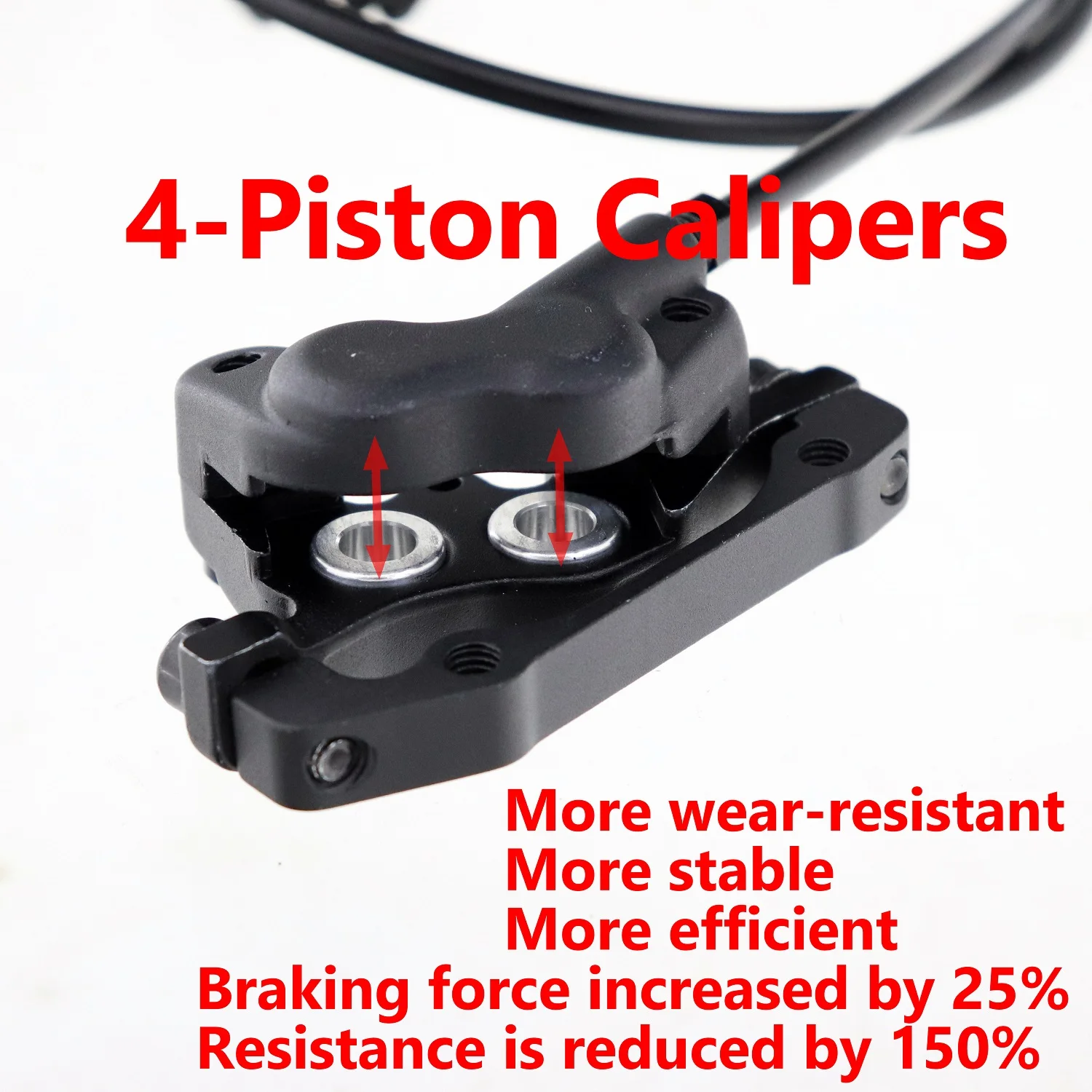 Zwing M HB-876E e-bike 4 pistons frein à disque hydraulique ensemble ...