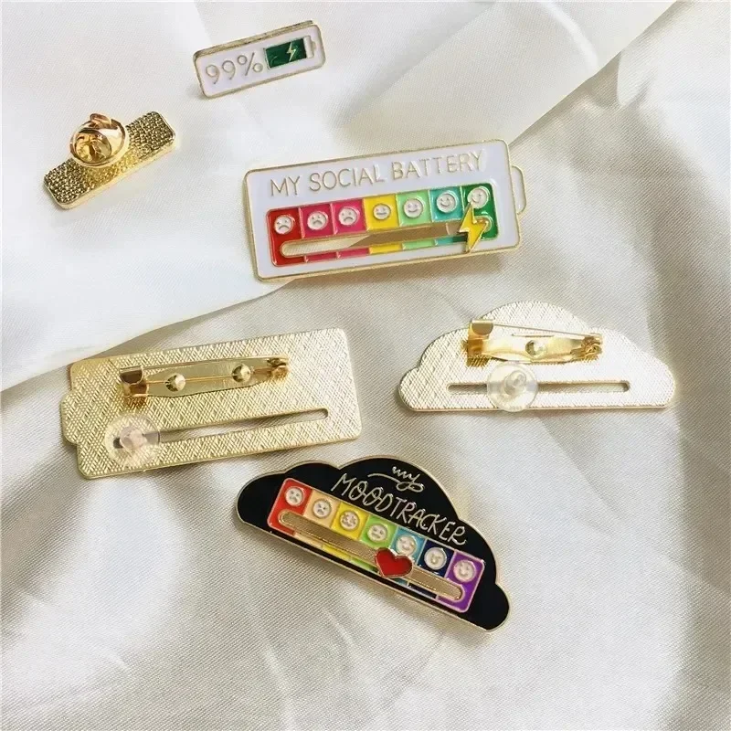 30Pcs-Battery-Mood-Found-My-Battery-Mood-Creative-Lapel-Pin-Fun-Enamel ...