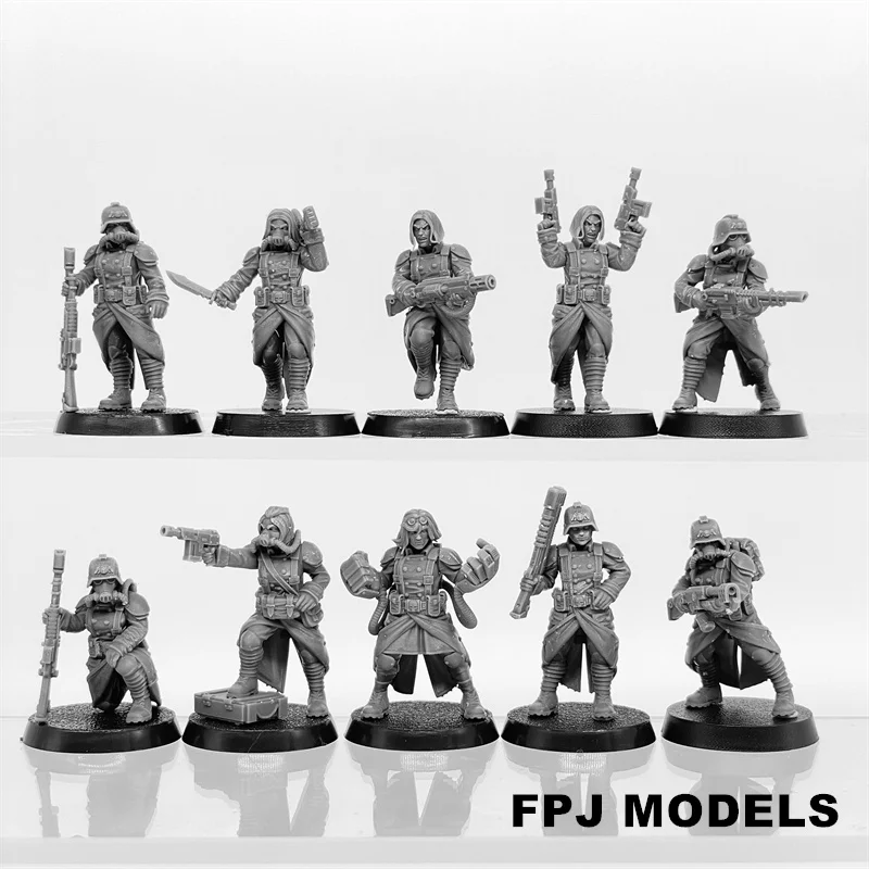 Figurines-de-Soldat-de-Guerre-en-R-sine-de-28mm-Kit-de-Miniature-de-Jeu ...