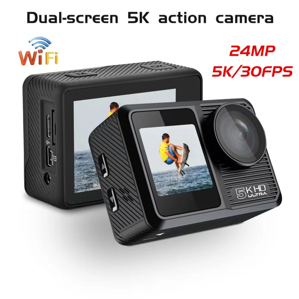 2023-New-5K-Action-Camera-with-Remote-Wireless-Micro-4K-60FPS-Sport ...