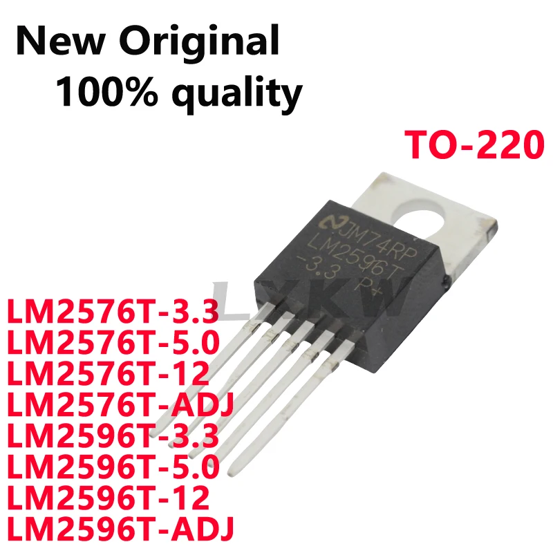 10/PCS nouveau LM2576T-3.3 LM2596T-3.3 LM2596T-5.0 -12 -ADJ TO-220 ...