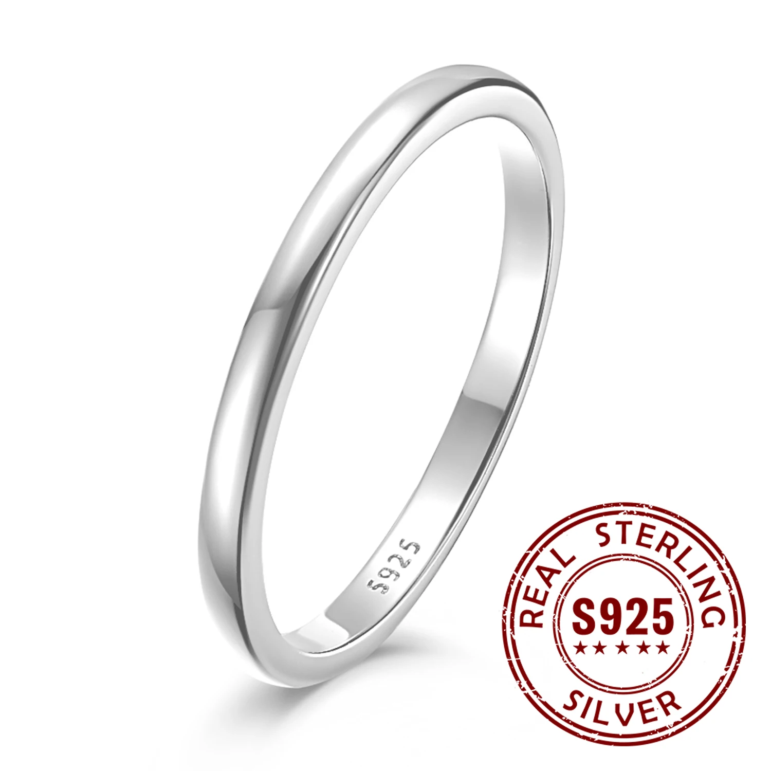 925-Sterling-Silver-Classic-Ring-Fine-Jewelry-Elegant-Engagement ...