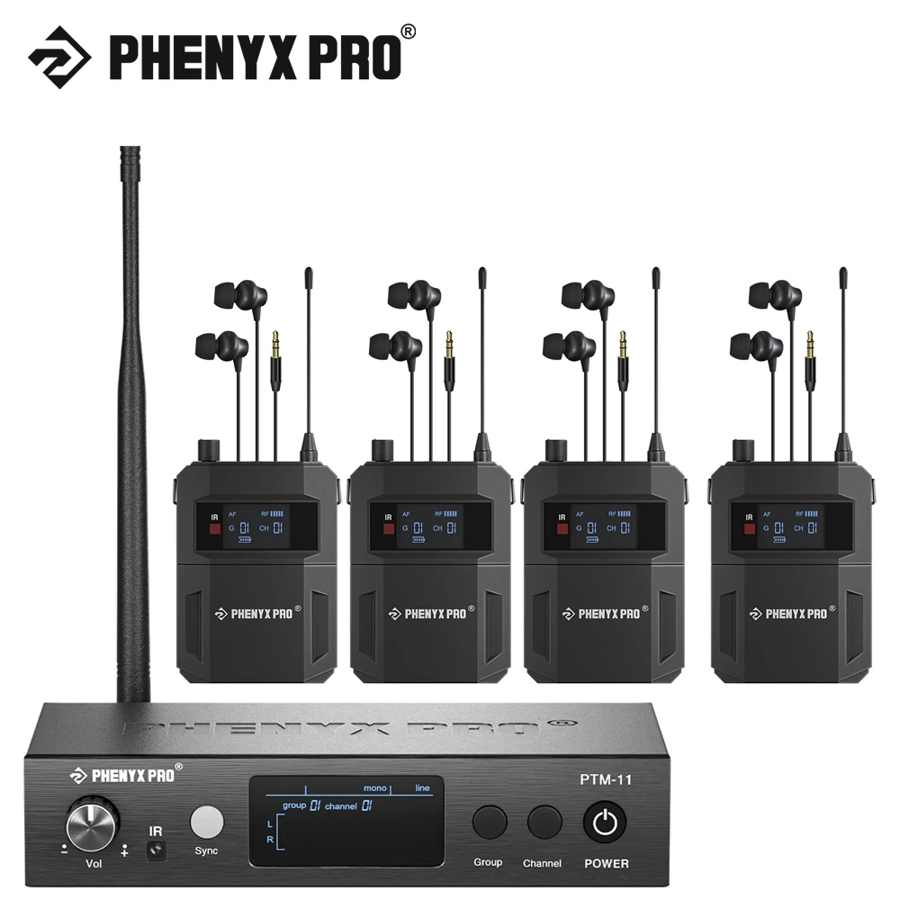 Single Channel Wireless Audio Transmitter and Receiver Mono In-Ear ...