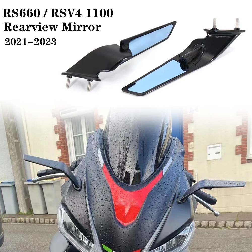 For Aprilia RS660 / RSV4 1100 Mirrors Stealth Mirrors Sports Winglets ...