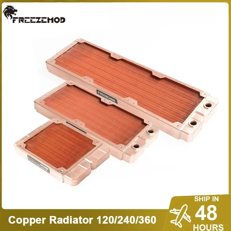 FREEZEMOD-Pure-Copper-Radiator-120-240-360mm-PC-Water-Cooling-Cooler ...