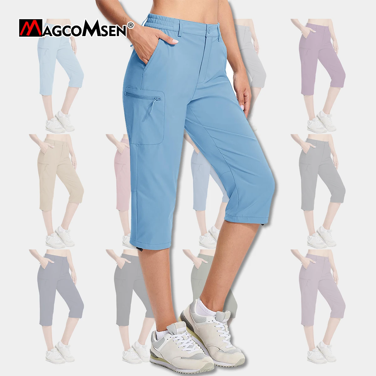 MAGCOMSEN-Women-s-Hiking-Pant-Cargo-Capris-Lightweight-Quick-Dry-Cropped-Pant-Water-Resistant ...