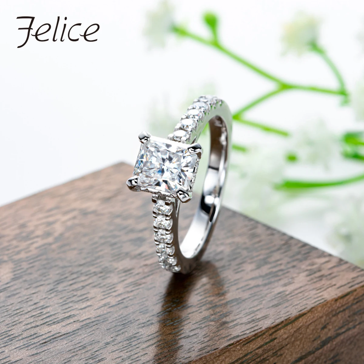 Felice-1-5ct-Radiant-Cut-D-Color-Moissanite-Engagement-Ring-925 ...