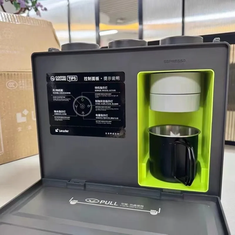 Outdoor Portable Travel Bag Style Italian Coffee Maker Machine 15Bar ...
