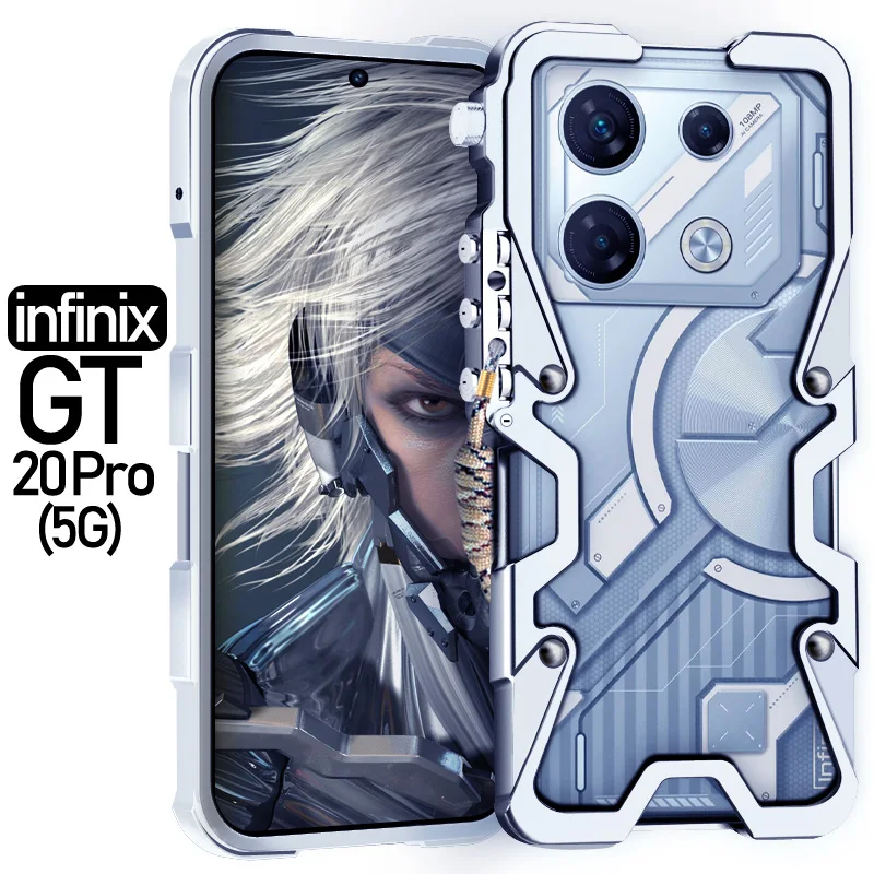 For-infinix-GT-20-Pro-Metal-Bumper-Case-Aluminum-Metal-Frame-Cover ...
