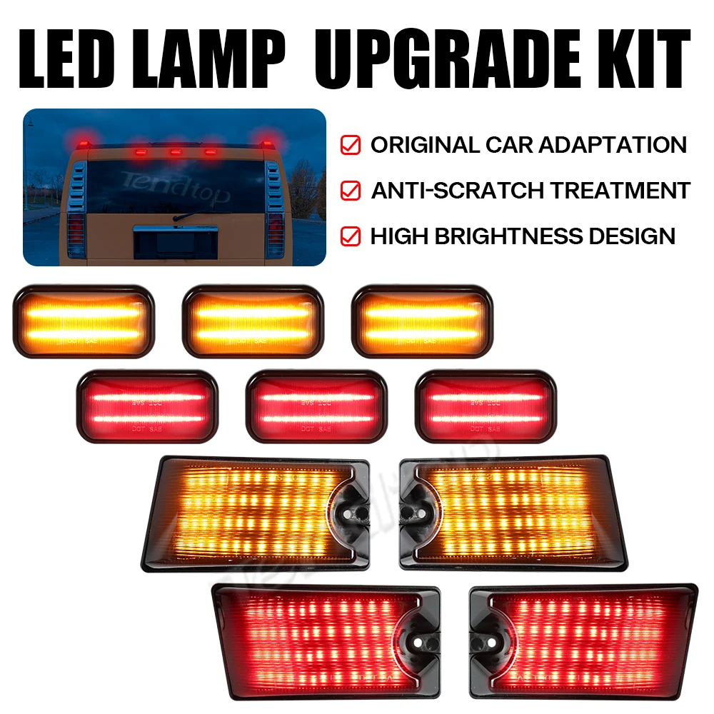 10-pcs-LED-Cab-Marker-Light-Top-Roof-Lights-Warning-Lights-Dome-Lights ...