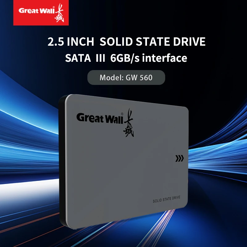 GreatWall Ssd 512GB 128GB 256GB 2TB2.5inch Sata3 SSD 1TB Internal Solid ...