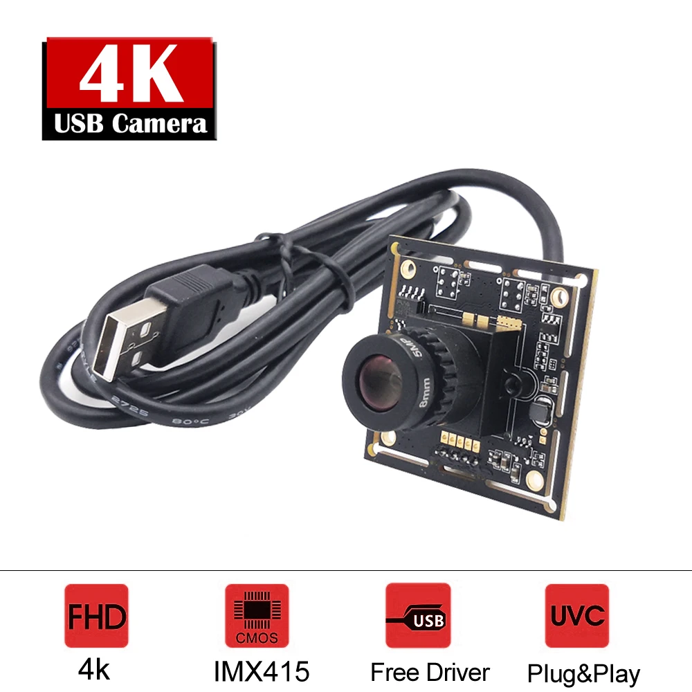4K-USB-Webcam-Module-HD-8MP-IMX415-Sensor-High-Speed-30fps-MJPEG ...