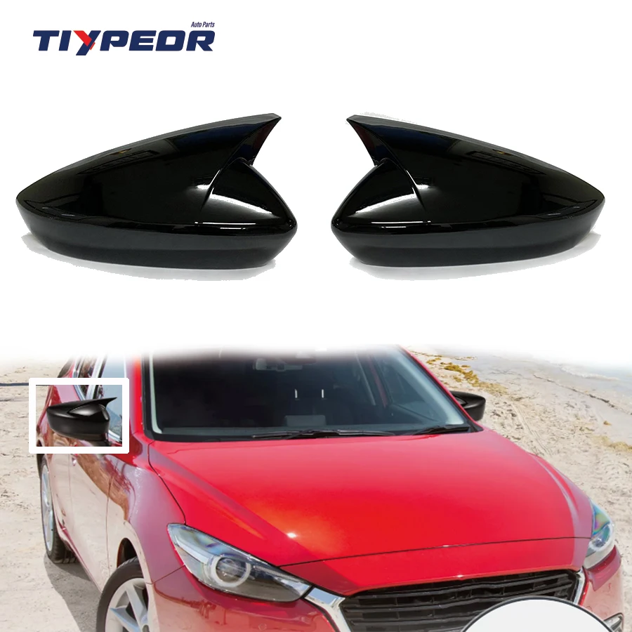 Refitting-Parts-Rearview-Mirrors-Cover-For-Mazda-3-Axela-2014-2019 ...