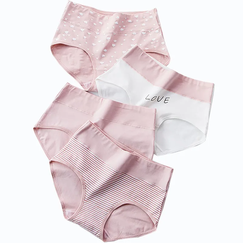 Nueva-ropa-interior-ntima-para-mujer-ropa-interior-estampada-de-algod-n ...