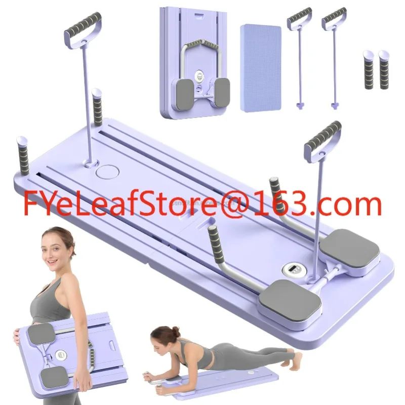 Foldable Pilates Reformer Board AB Exercise Training Mulit Machine ...