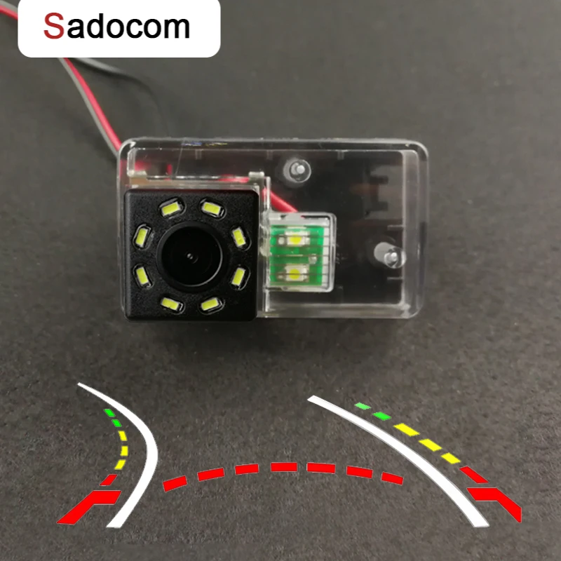 Wireless Car Ccd Rear Camera Fisheye 8 12 Led Dynamic Night Vision For ...