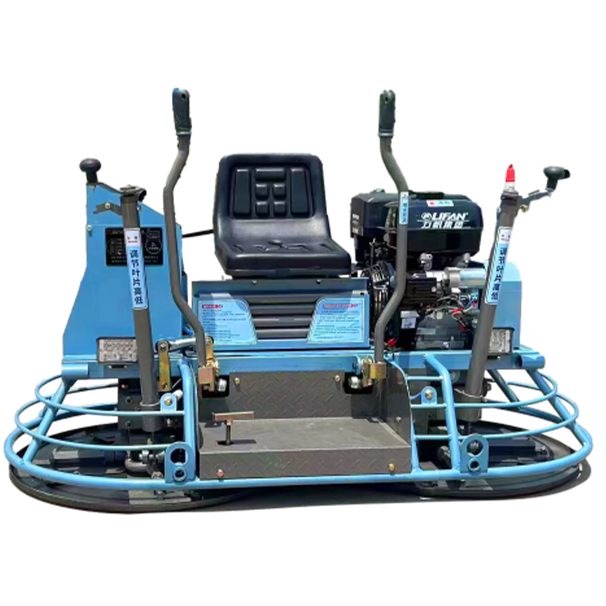 Double Disc Ride On Vibrating Concrete Power Trowel 780mm*2 Power Float ...