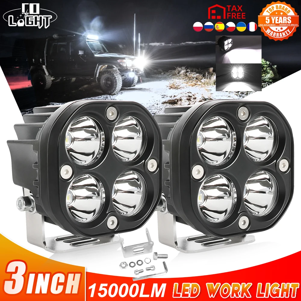 CO-LIGHT-Projecteur-de-travail-LED-pour-camion-et-voiture-phares ...