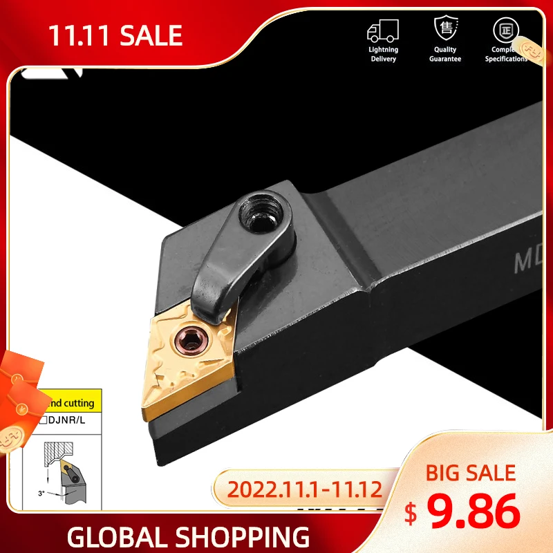 KaKarot External Turning Tool MDJNR1616H11 MDJNR2020K11 MDJNR2525M11 Carbide Inserts DNMG MDJNR ...