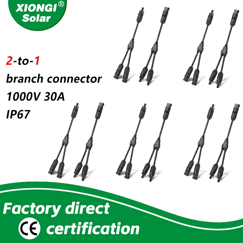 XIONGISOLAR-Y3-Solar-Parallel-DC-Quick-Connector-PV-Branch-IP67 ...