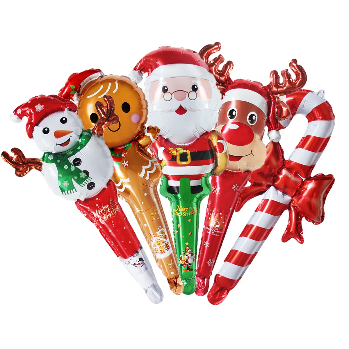 5pcs-60cm-Large-Christmas-Stick-Air-Balloons-Santa-Claus-Snowman-Elk ...