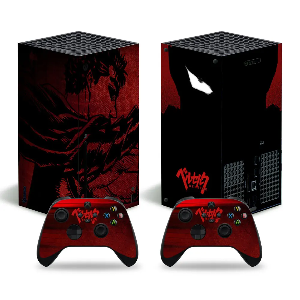 For-Xbox-Series-X-Anime-Berserk-PVC-Skin-Vinyl-Sticker-Cover-Console ...