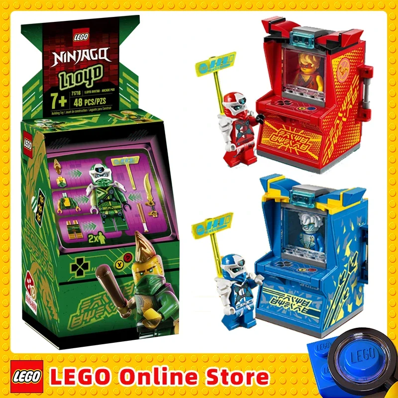LEGO-NINJAGO-Jay-Avatar-Arcade-Pod-71715-Mini-Arcade-Machine-Building ...