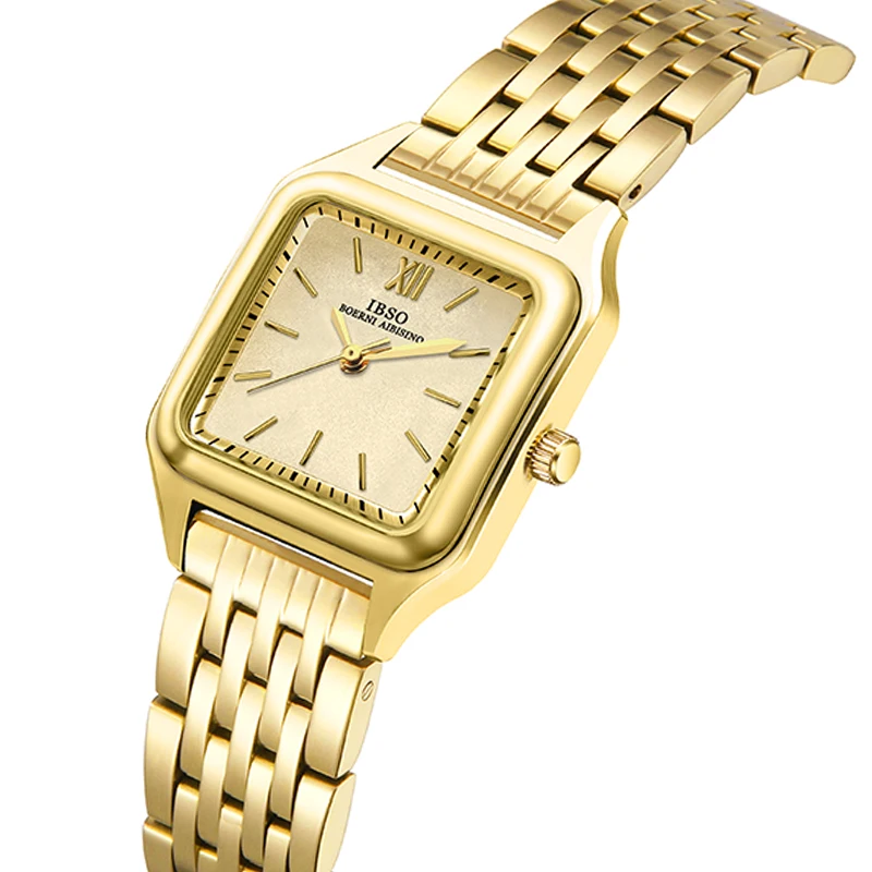 Fashion-Steel-Square-Watch-Women-Waterproof-Luxury-Exquisite-Quartz ...