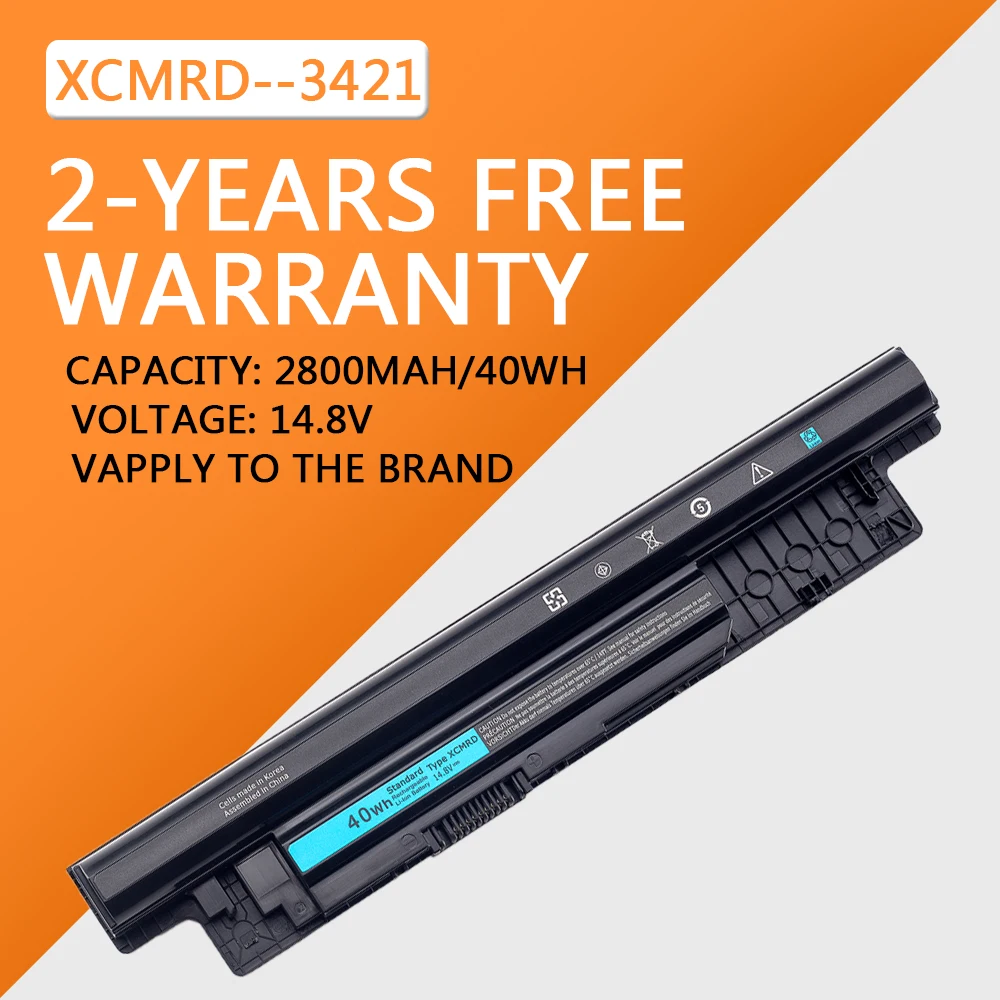 XCMRD-40Wh-14-8V-2800MAH-Laptop-Battery-4Cell-For-DELL-Inspiron-3421 ...