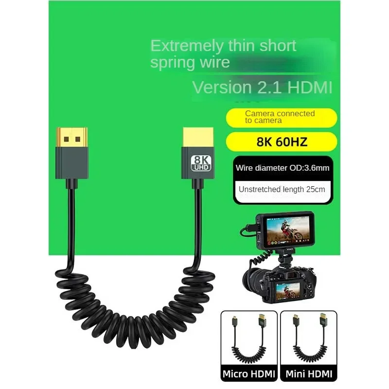8K-Portable-Lightweight-UHD-Cable-Mini-HD-Micro-HD-Stretch-Spring-Curl ...