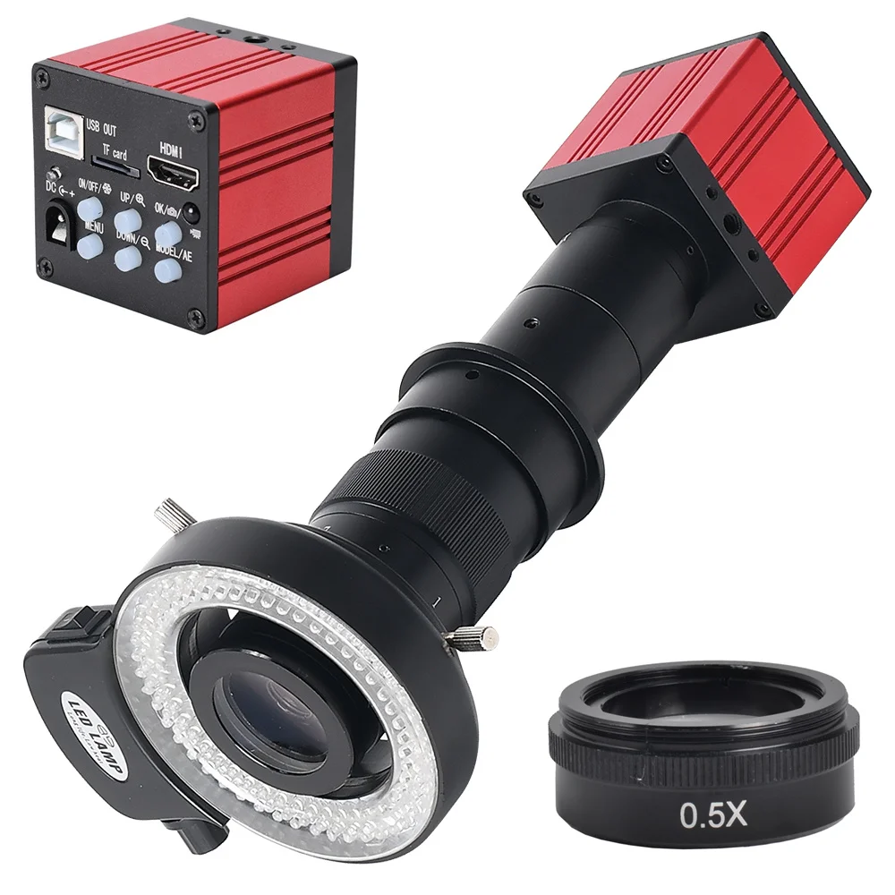 51MP-60FPS-Microscope-Camera-180X-Lens-HDMI-USB-1080P-Industrial ...